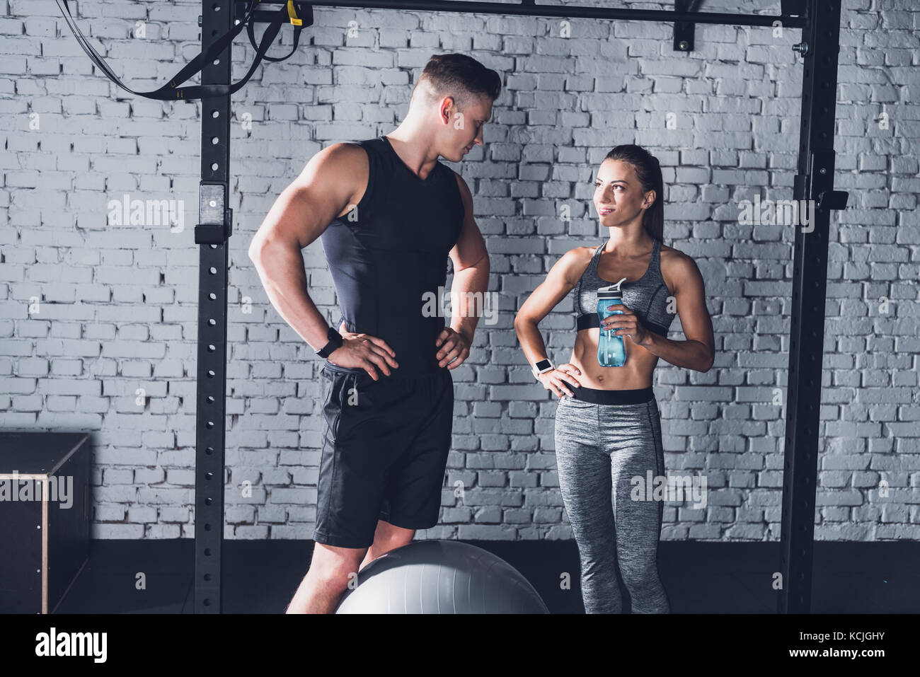 athletic couple Stock Photo - Alamy