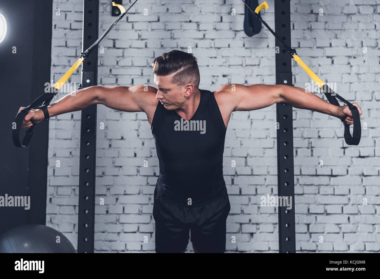 Trx gym equipment hi-res stock photography and images - Alamy