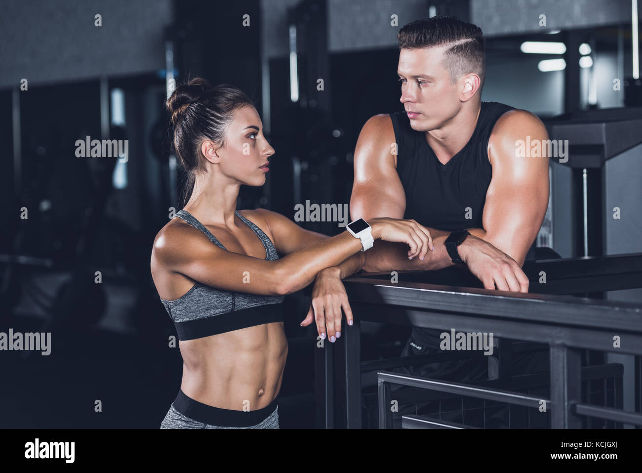 athletic couple Stock Photo - Alamy
