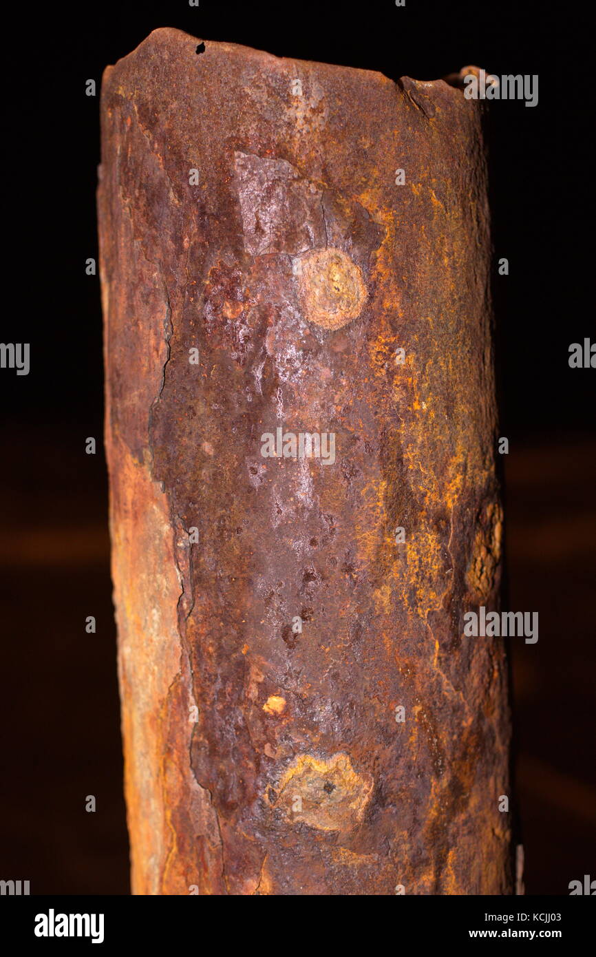 old rusted metal by seaside Stock Photo - Alamy