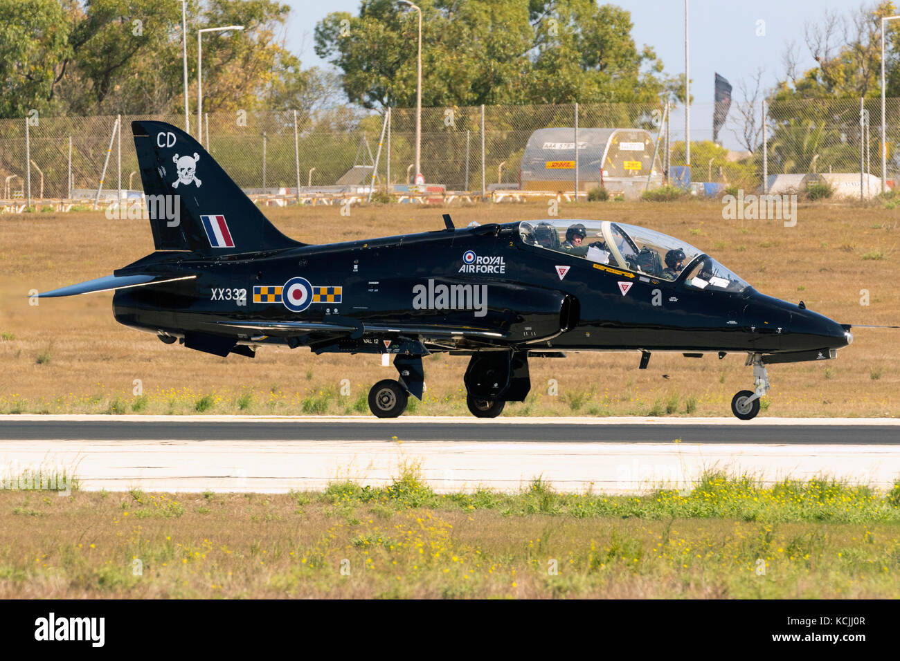 Royal Air Force British Aerospace Hawk T1A departing after ...