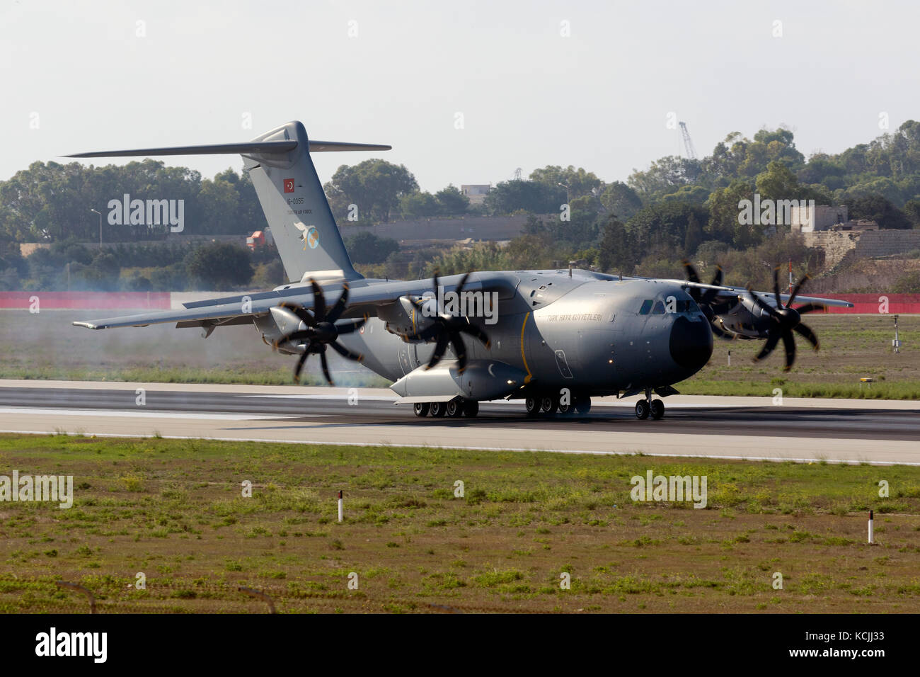 Turkish Air Force Airbus A400M-180 [16-0055] arriving to ferry the ...