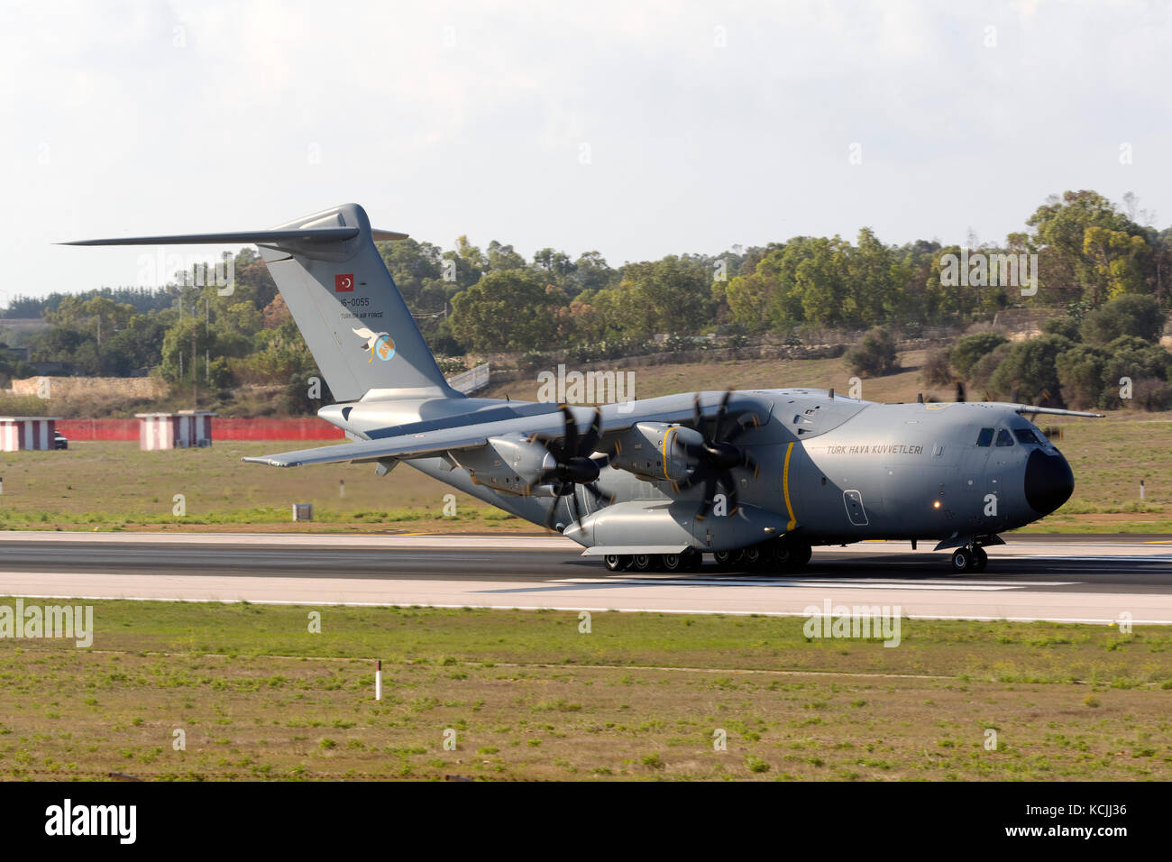 Turkish Air Force Airbus A400M-180 [16-0055] arriving to ferry the ...