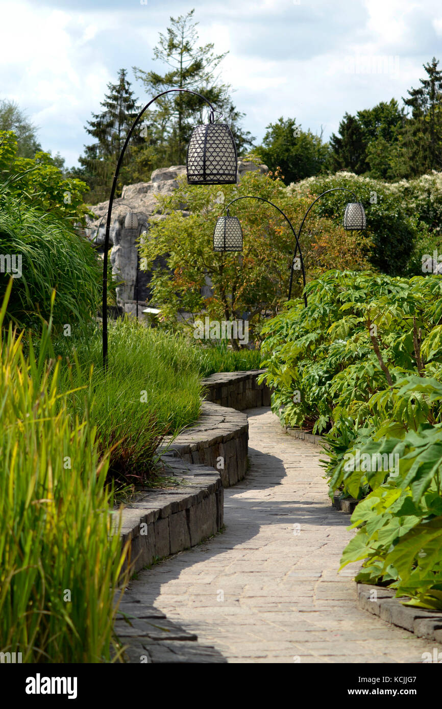 Path in a park Stock Photo - Alamy