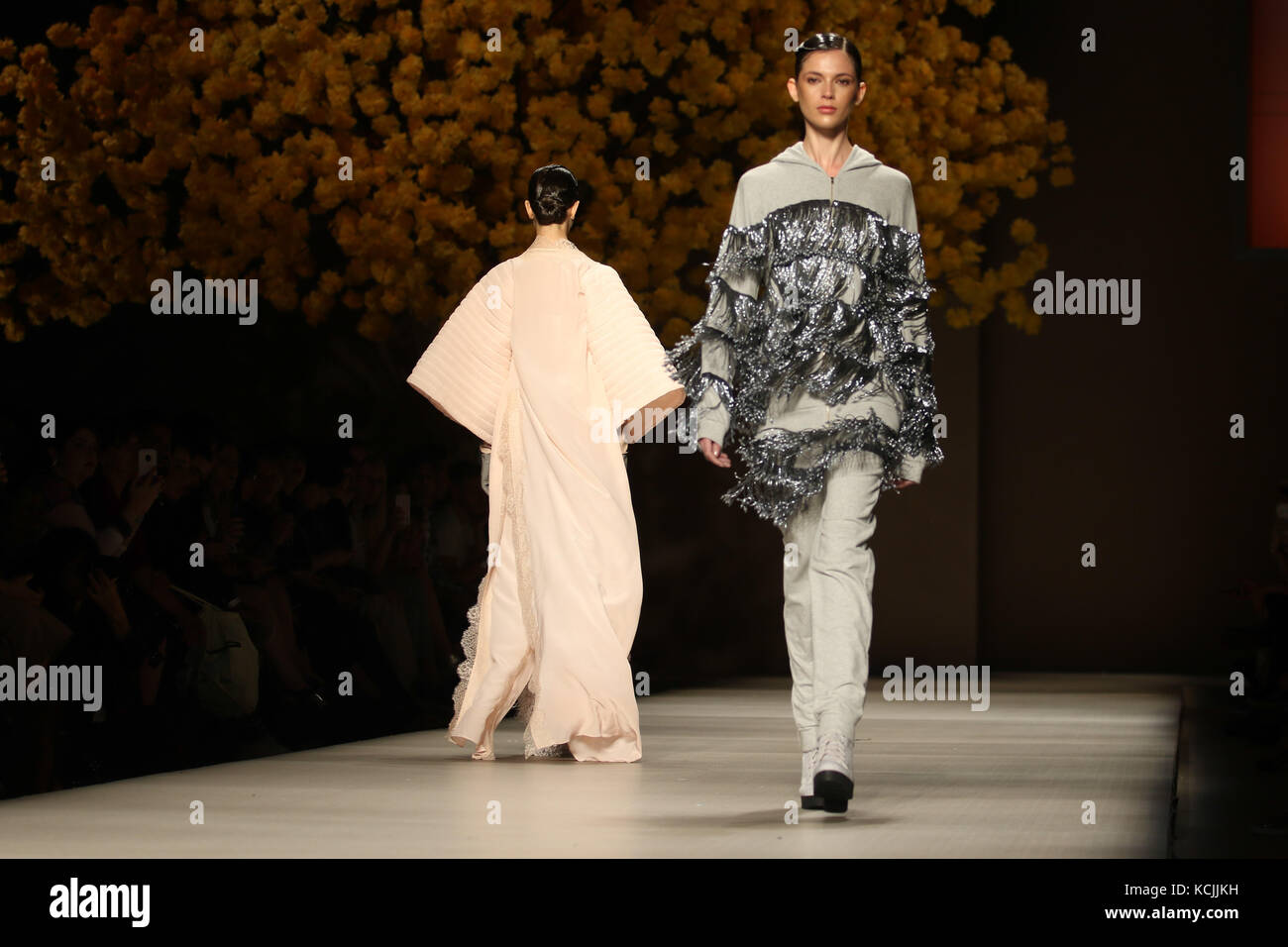 Belo Horizonte, Brazil. 4th Oct, 2017. Model during a fashion show at ...