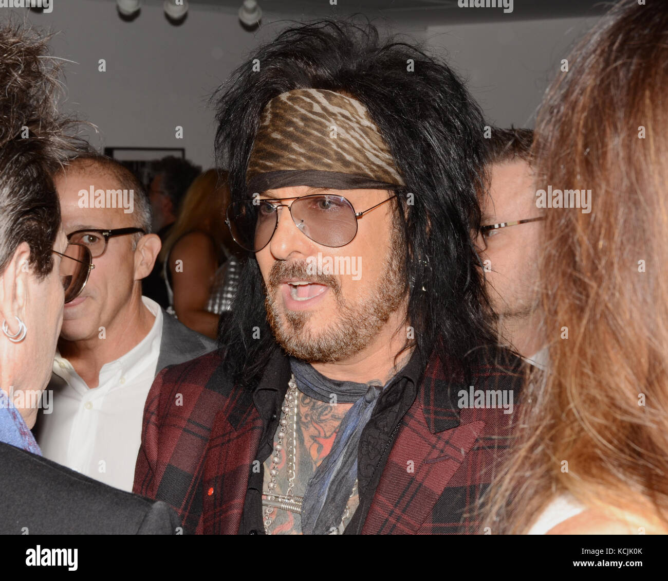 Nikki Sixx attends the Nikki Sixx Photo Exhibit "Conversations with ...
