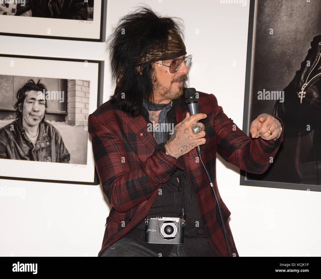 Nikki Sixx attends the Nikki Sixx Photo Exhibit "Conversations with ...