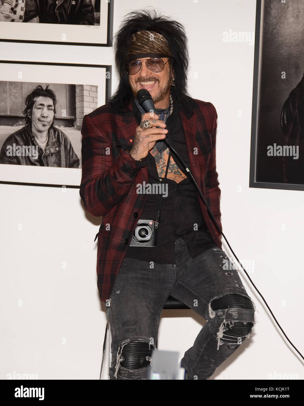 Nikki Sixx attends the Nikki Sixx Photo Exhibit "Conversations with ...