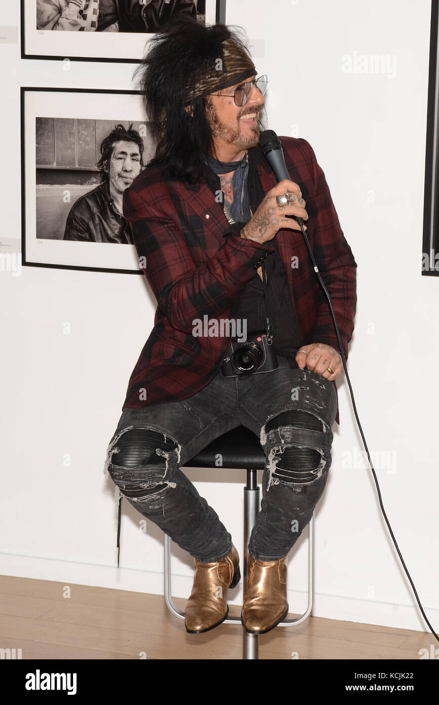 Nikki Sixx attends the Nikki Sixx Photo Exhibit "Conversations with ...