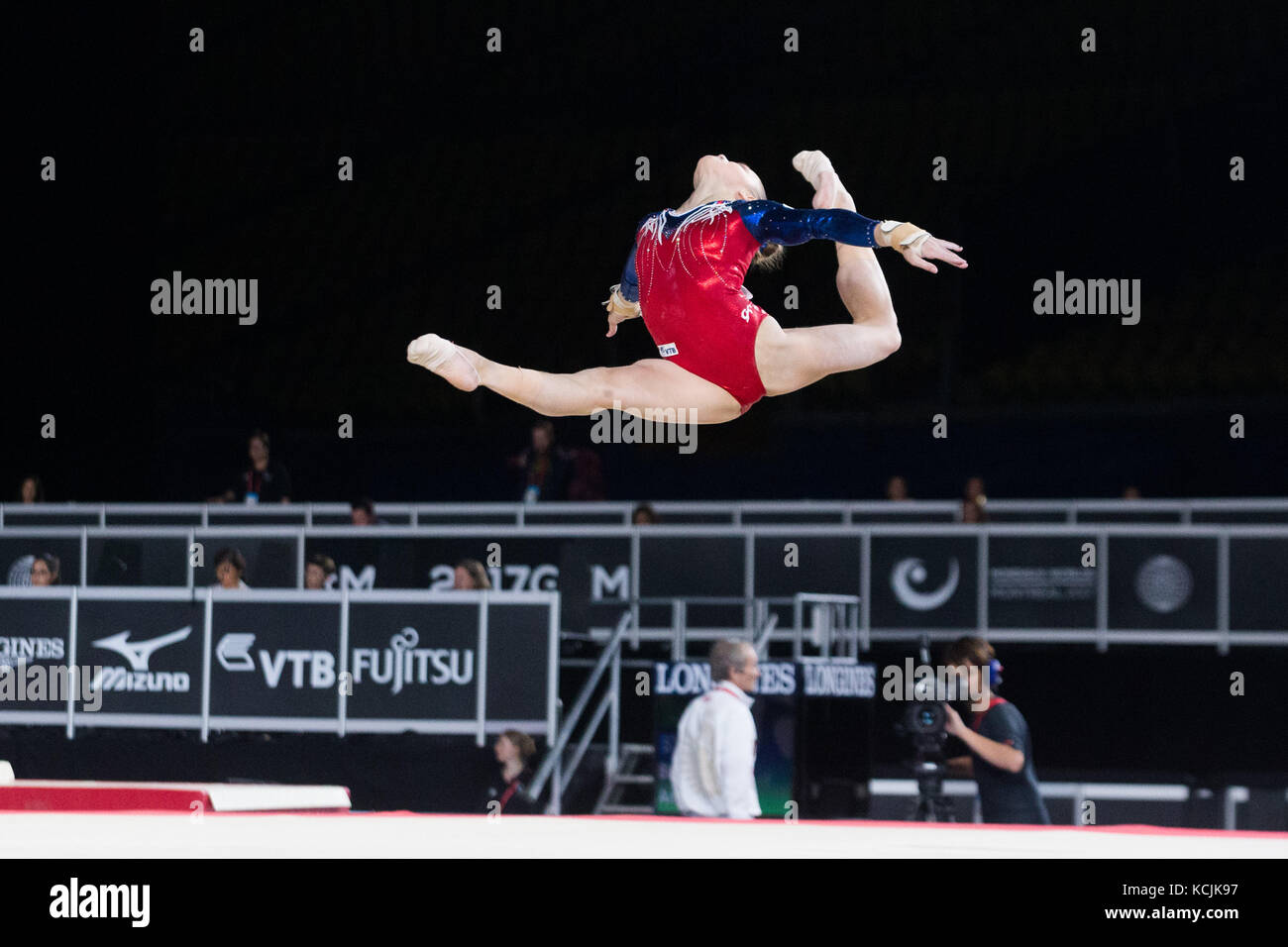 October 03, 2017: Elena Eremina of Russia (625) during the women's ...