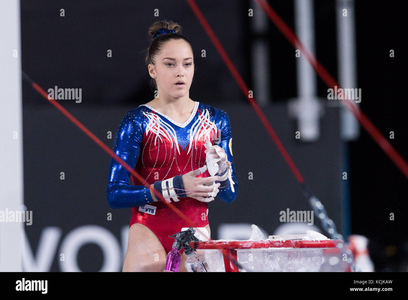 October 03, 2017: Elena Eremina of Russia (625) during the women's ...
