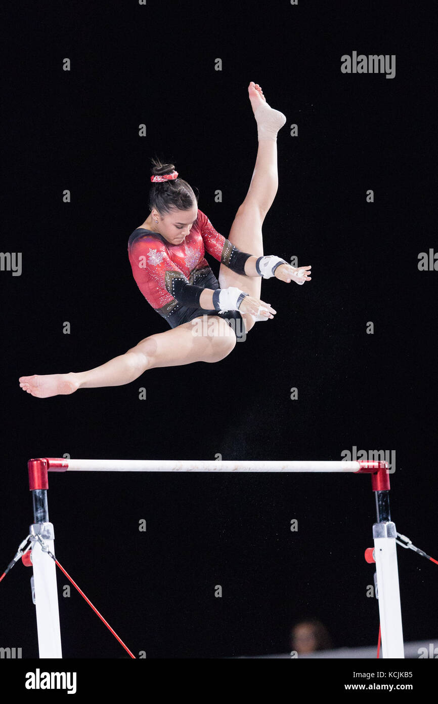 October 03, 2017: Brooklyn Moors of Canada (521) during the women's ...