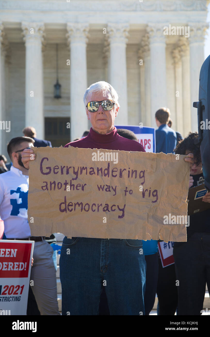 Washington, United States Of America. 03rd Oct, 2017. "Gerrymandering ...