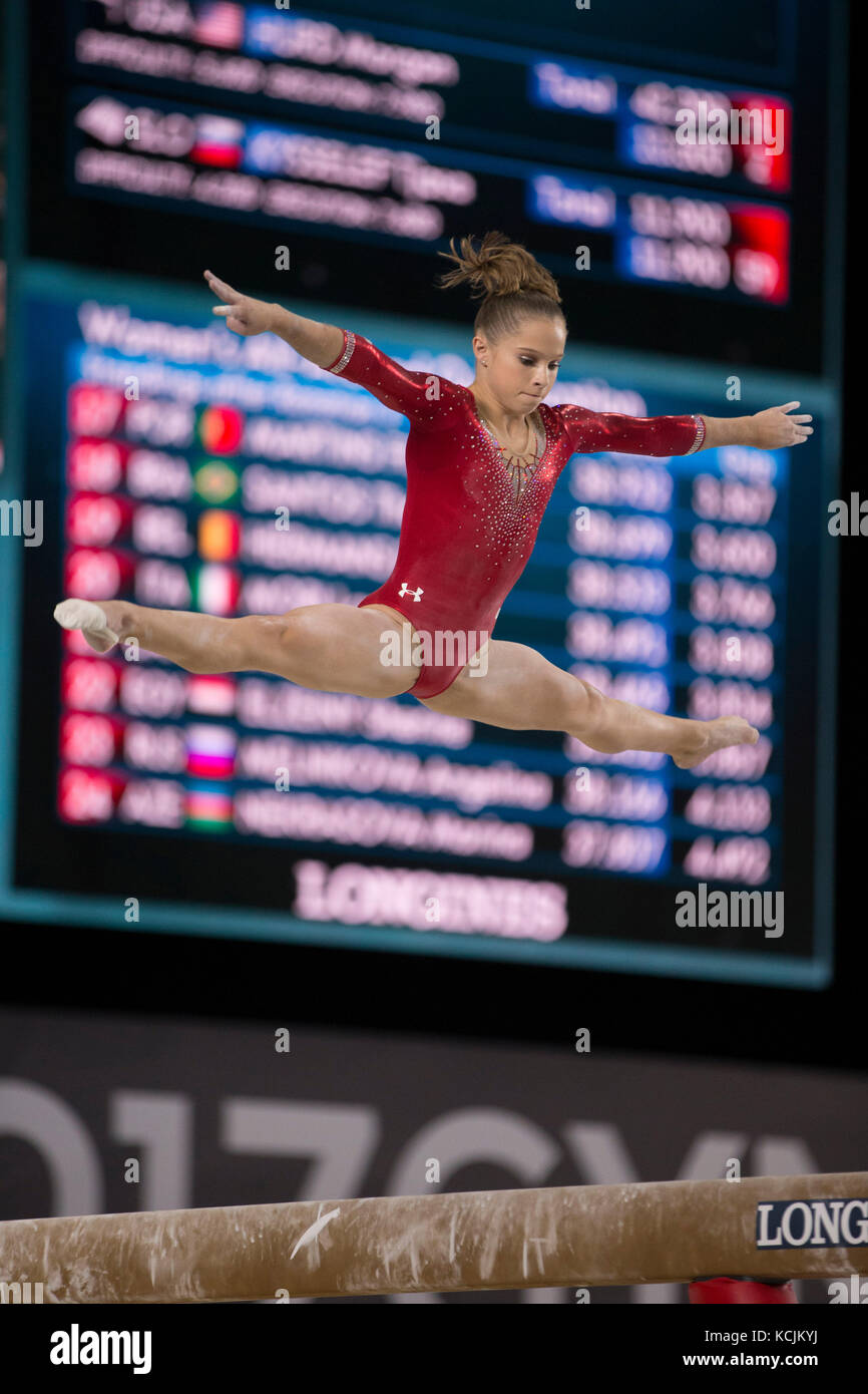 Montreal, Canada. 4th Oct, 2017. Gymnast Ragan Smith (USA) competes ...
