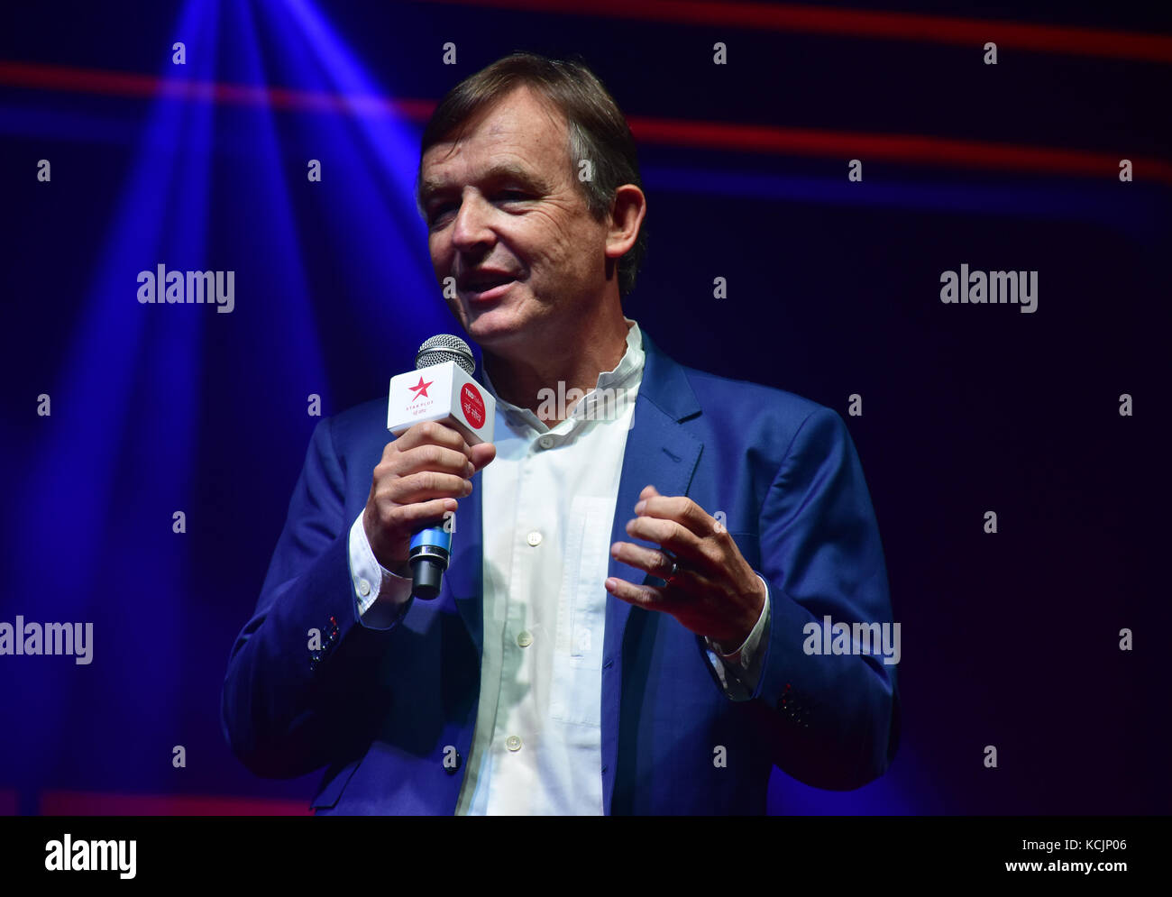 Mumbai, India. 05 October, 2017. Chris Anderson (Head of TED) present ...