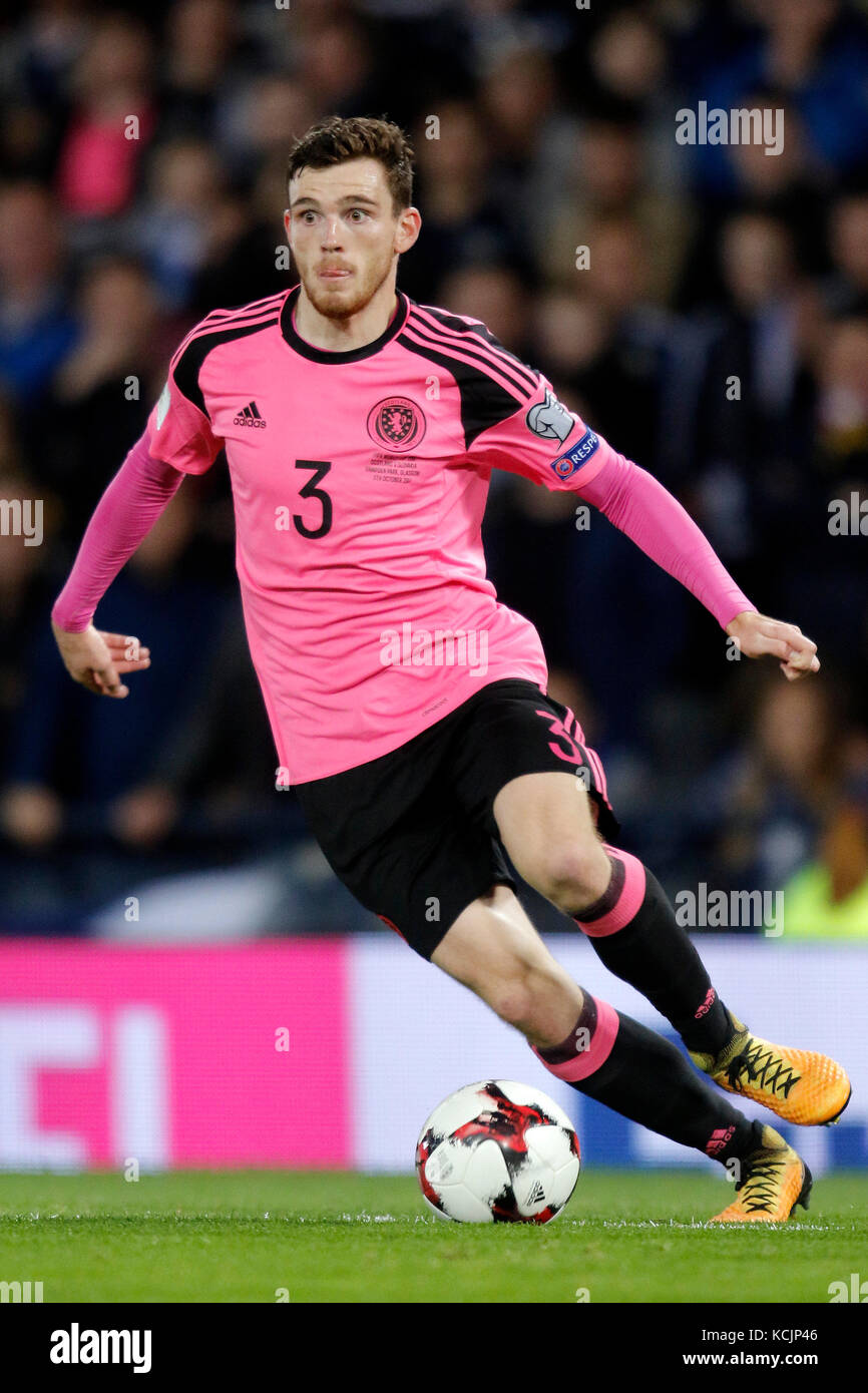 ANDY ROBERTSON SCOTLAND HAMPDEN PARK GLASGOW SCOTLAND 05 October 2017 ...
