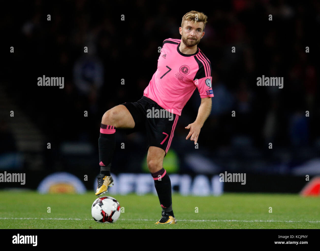 JAMES MORRISON SCOTLAND HAMPDEN PARK GLASGOW SCOTLAND 05 October 2017 ...