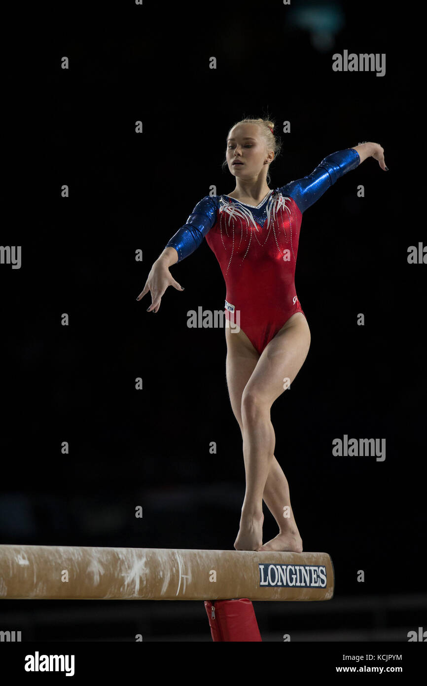 Montreal Canada 3rd Oct 2017 Gymnast Angelina Melnikova Rus