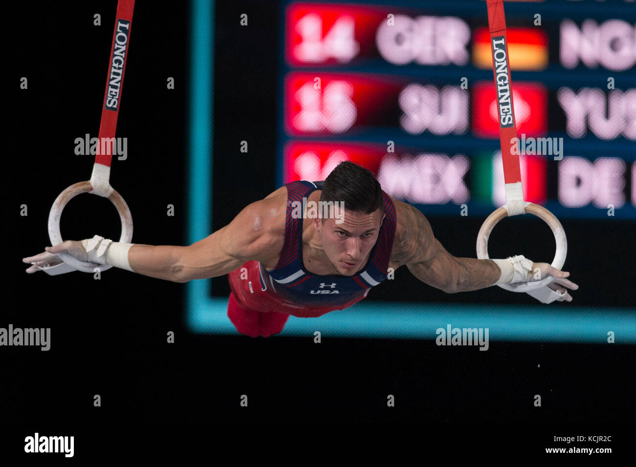 Montreal, Canada. 2nd Oct, 2017. Gymnast Alexander Naddour (USA ...
