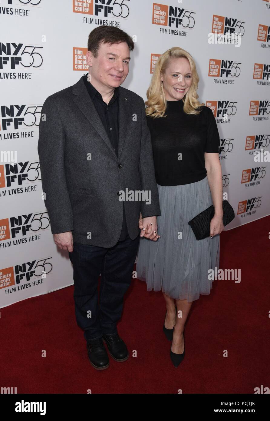 New York, NY, USA. 5th Oct, 2017. Mike Myers, Kelly Tisdale at arrivals ...
