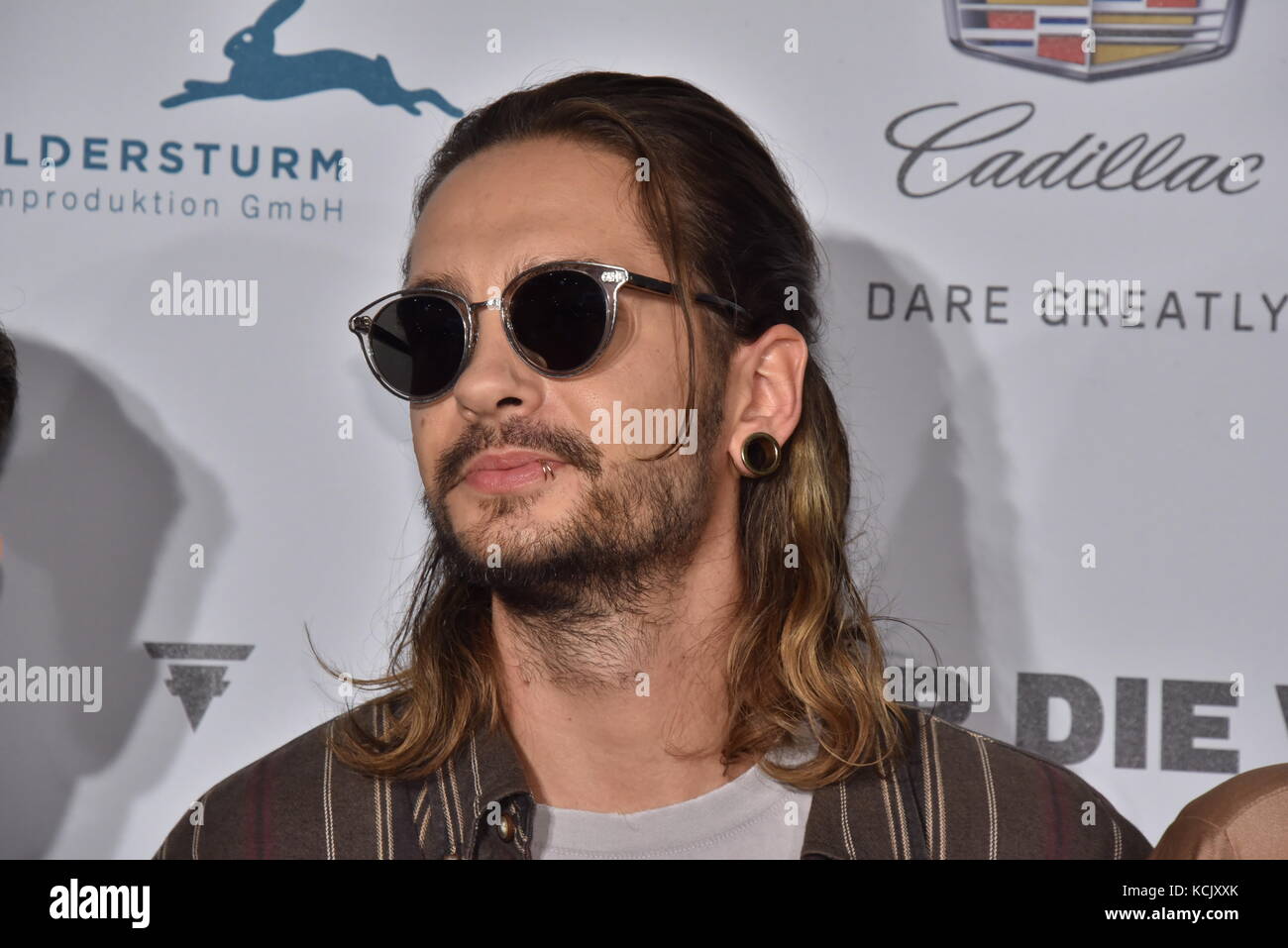 Cologne, Germany. 5th Oct, 2017. Tom Kaulitz of the band "Tokio Hotel ...