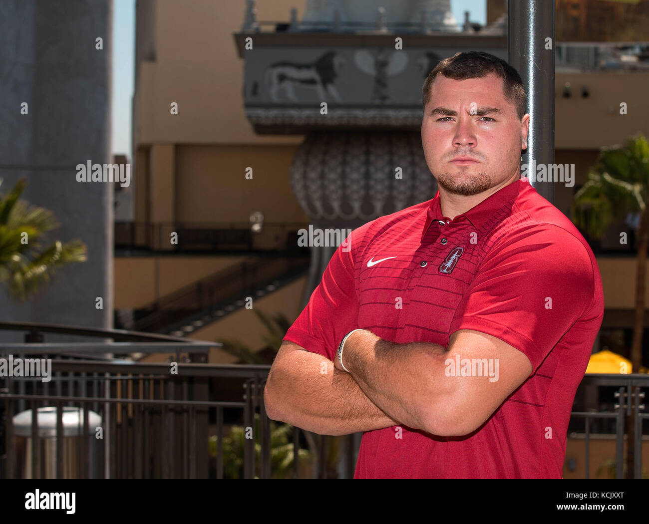 Hollywood, CA. 26th July, 2017. Stanford defensive Harrison Phillips ...