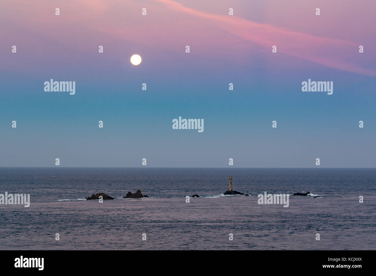 The harvest moon sets hi-res stock photography and images - Alamy