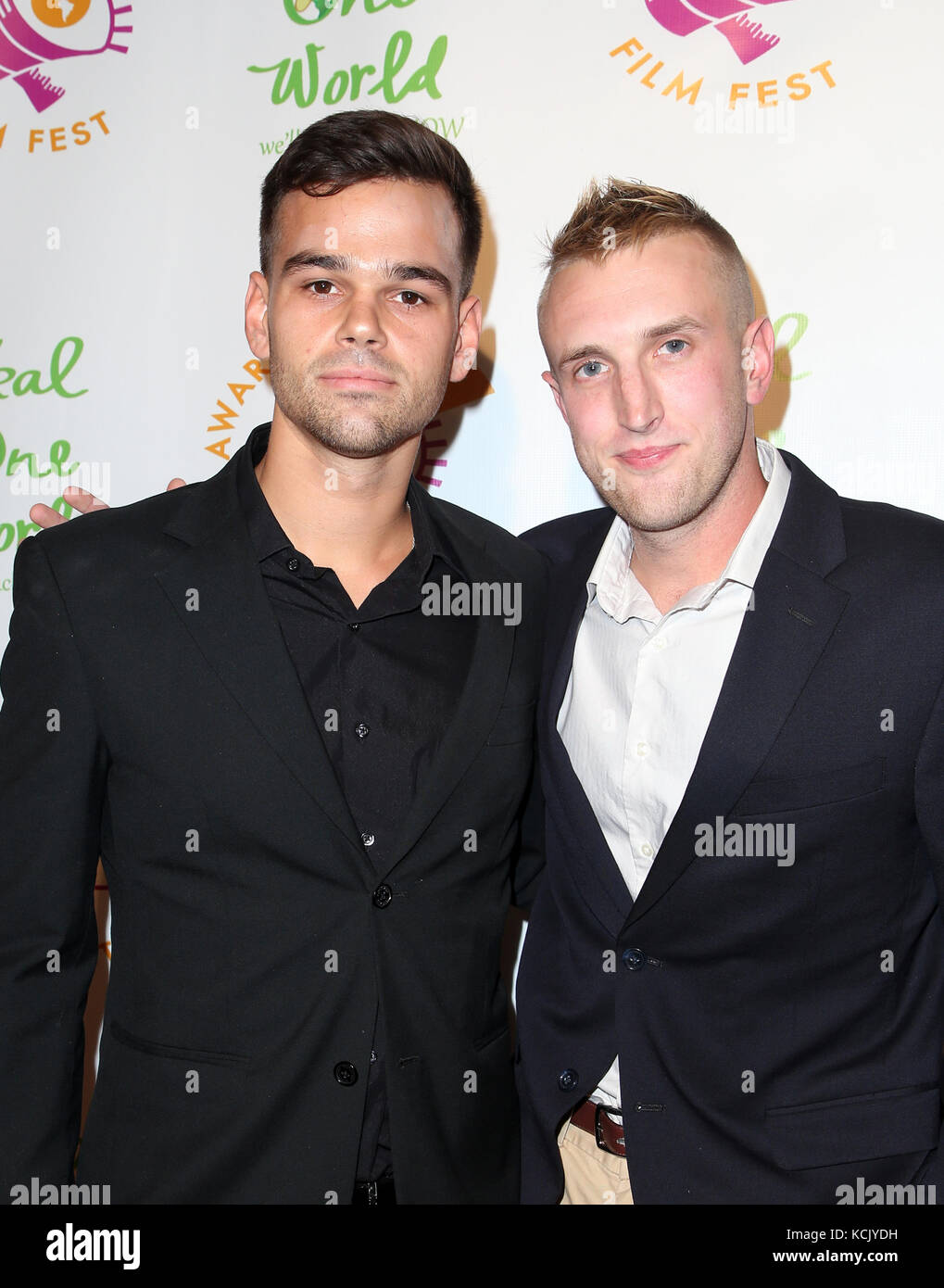 Los Angeles, CA - October 05: Ben Hausdorff, Brad Patocka, At 2017 ...