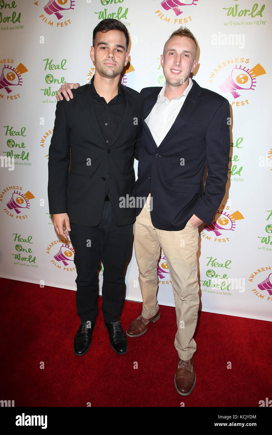 Los Angeles, CA - October 05: Ben Hausdorff, Brad Patocka, At 2017 ...