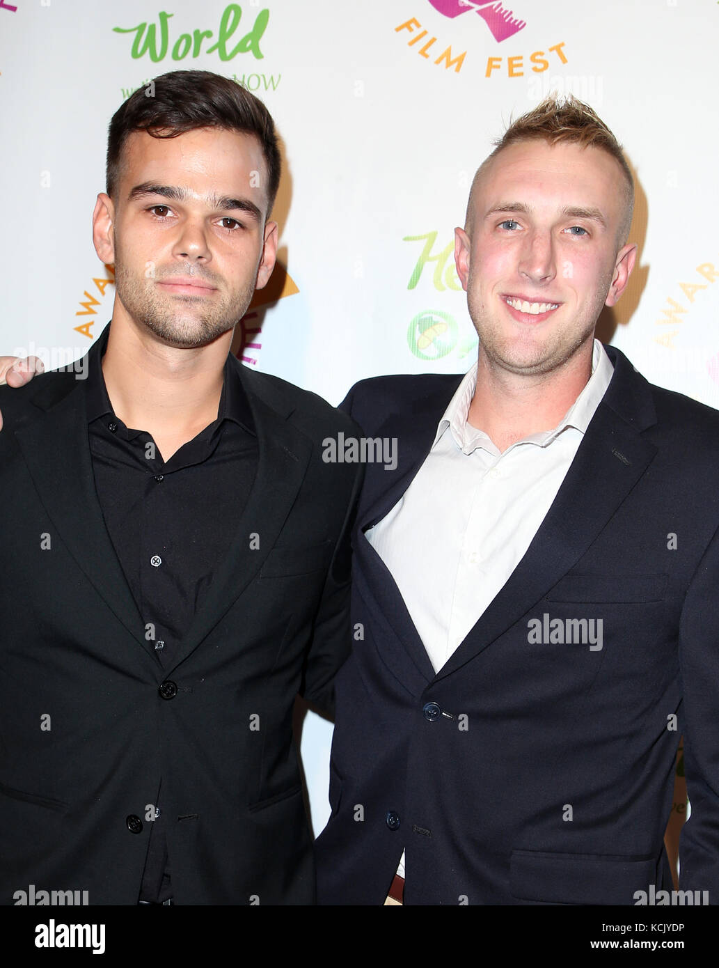 Los Angeles, CA - October 05: Ben Hausdorff, Brad Patocka, At 2017 ...