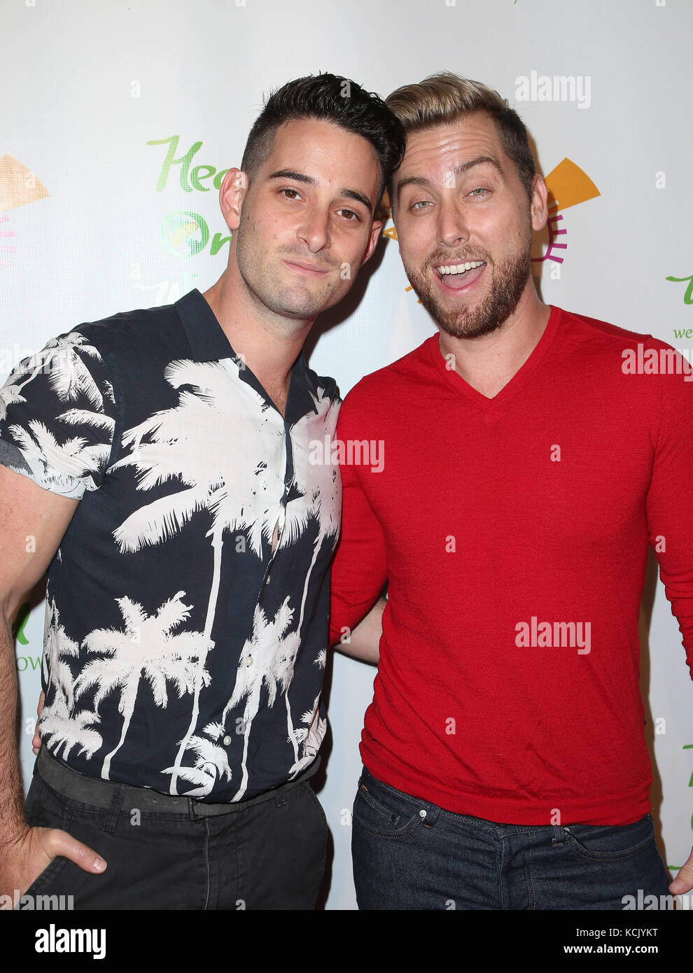Los Angeles, Ca. 05th Oct, 2017. Michael Turchin, Lance Bass, At 2017 ...