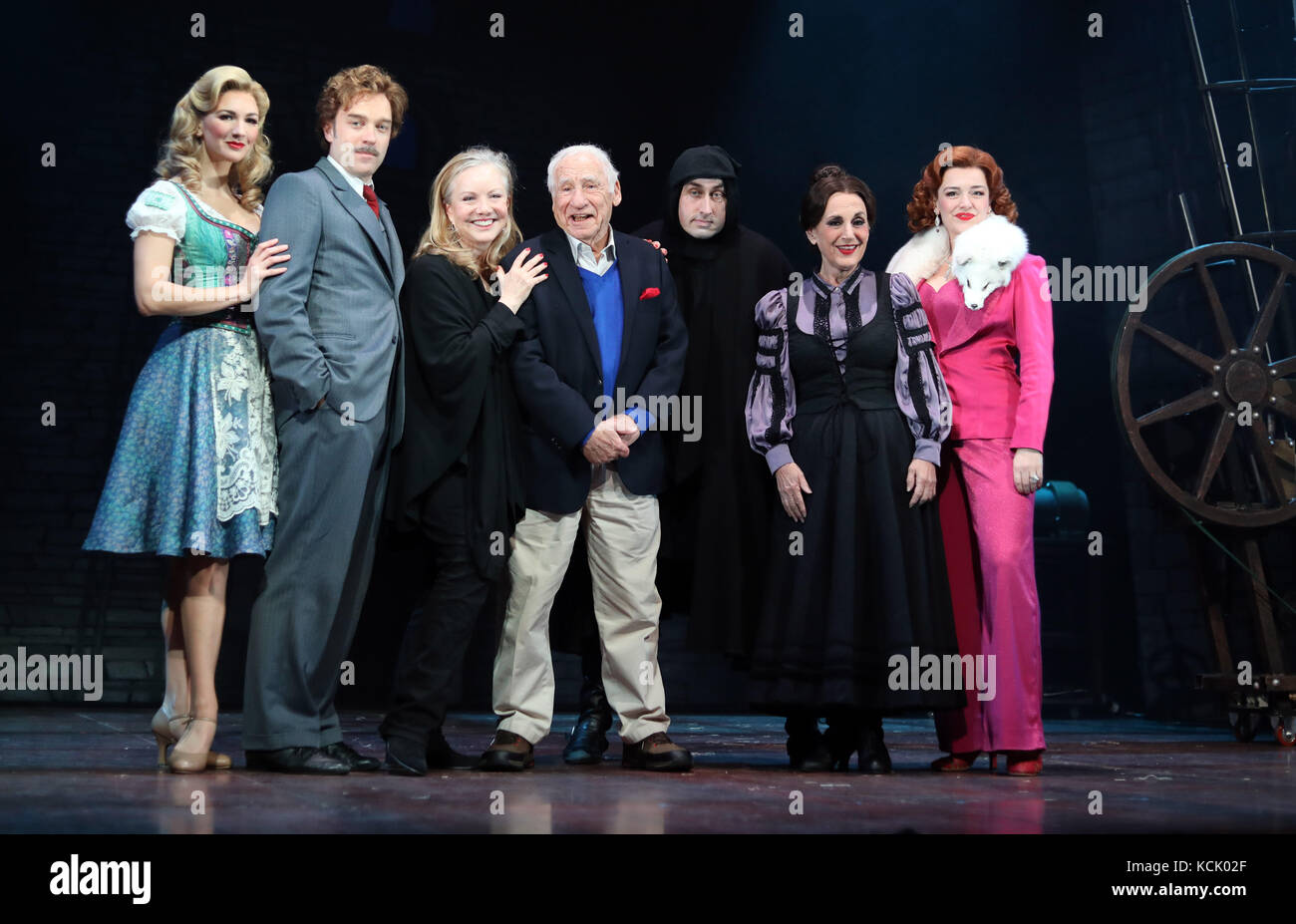 London, UK. 05th Oct, 2017. Pic shows: Young Frankenstein press call ...