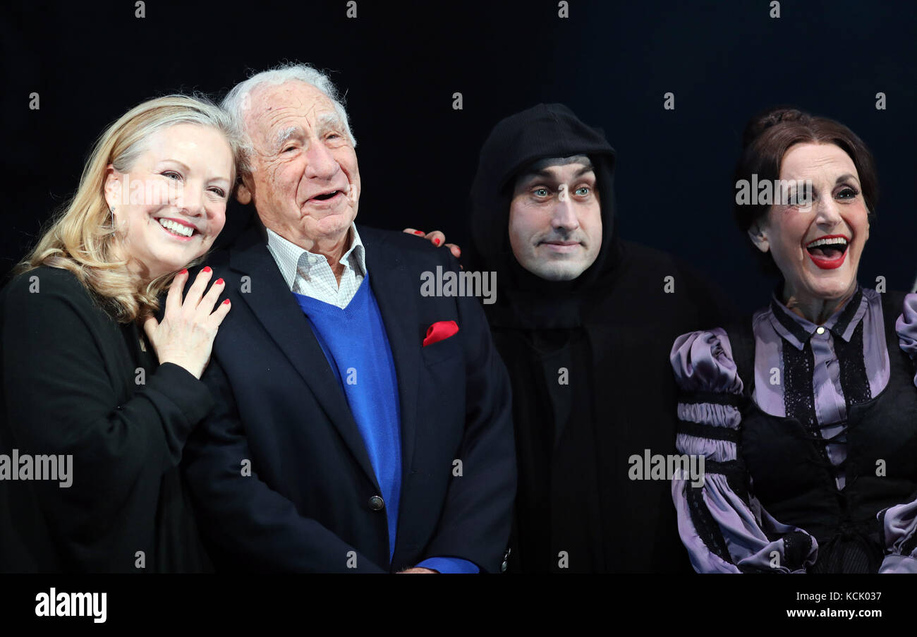 London, UK. 05th Oct, 2017. Pic shows: Young Frankenstein press call ...