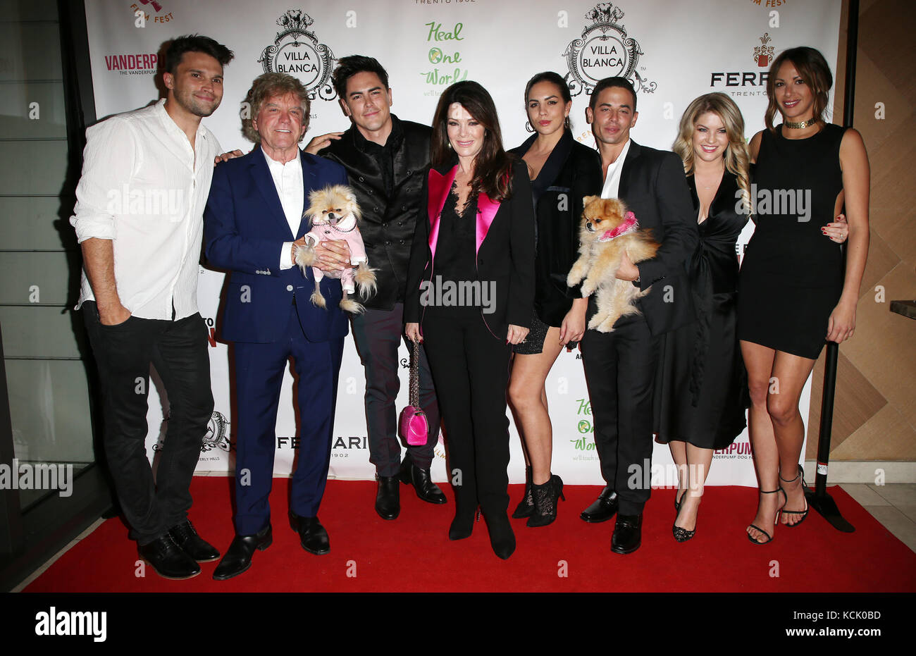 LSO ANGELES, CA - October 05: Ken Todd, Dr. John Sessa, Lisa Vanderpump ...