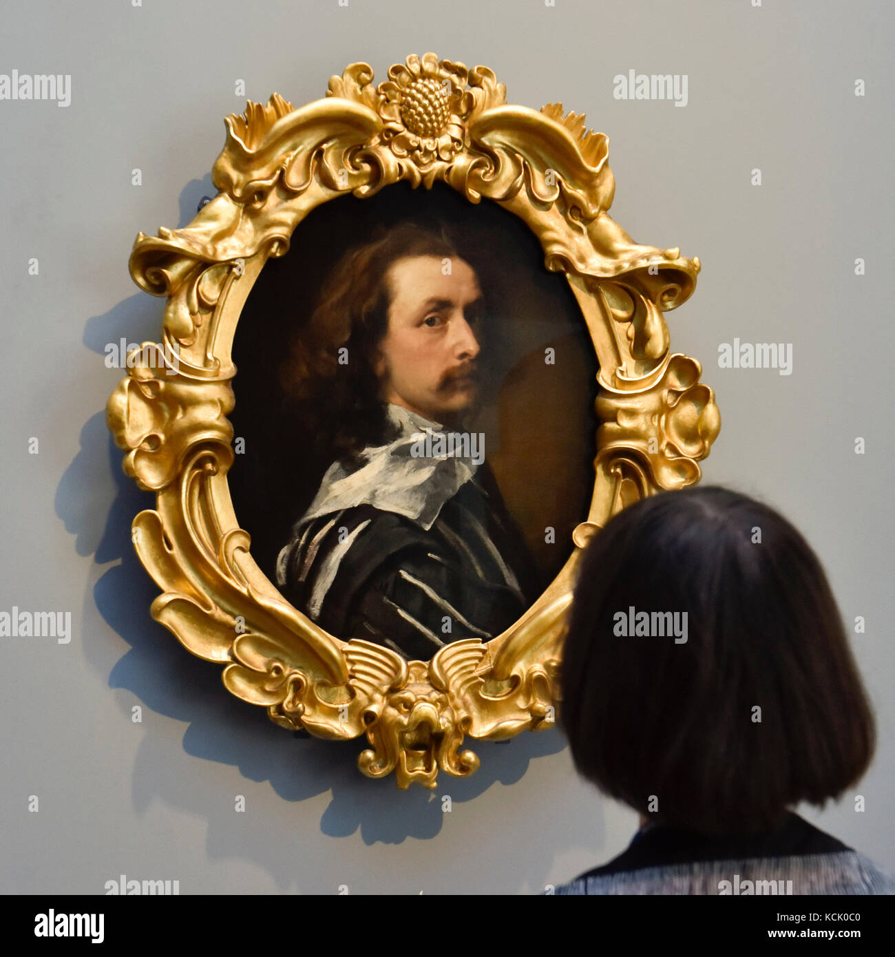 London, UK. 6 October 2017. A staff member views "Self-portrait", c1640 ...