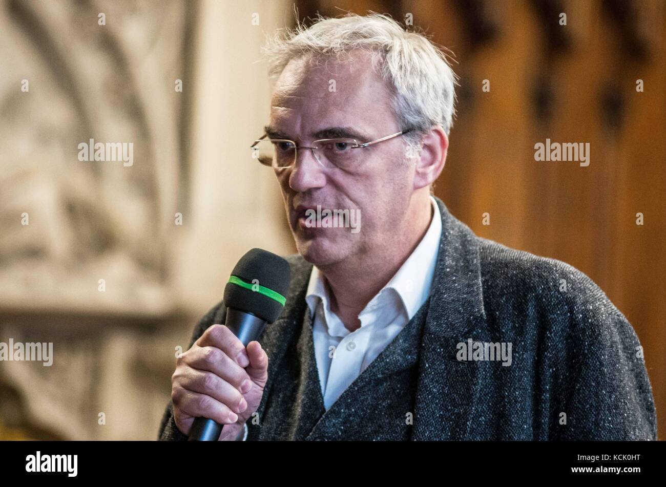 Munich, Bavaria, Germany. 6th Oct, 2017. Florian Ritter of the Bavarian ...