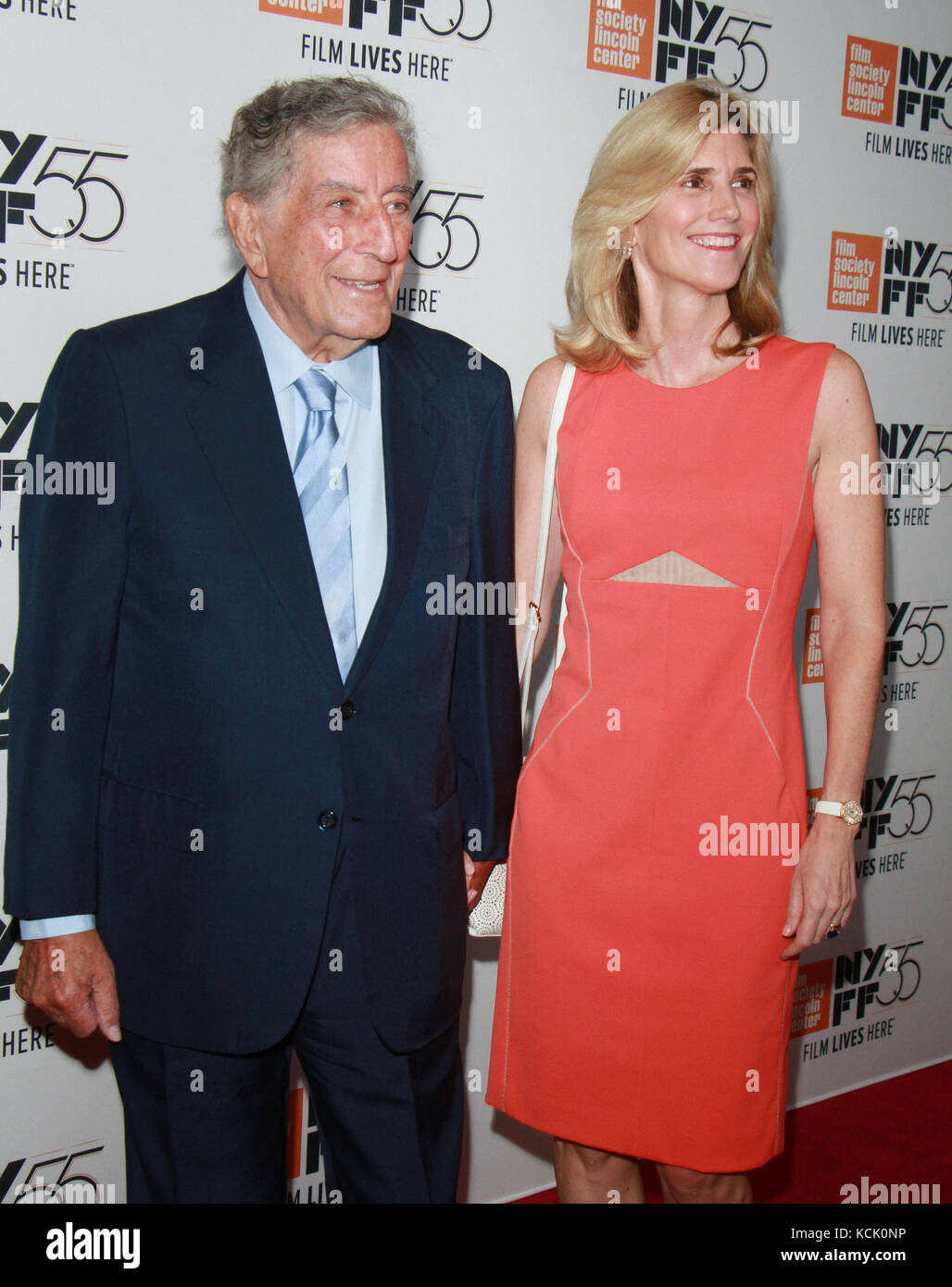 New York, USA. 05th Oct, 2017. 2017Tony Bennett, Susan Crow attend 55th ...