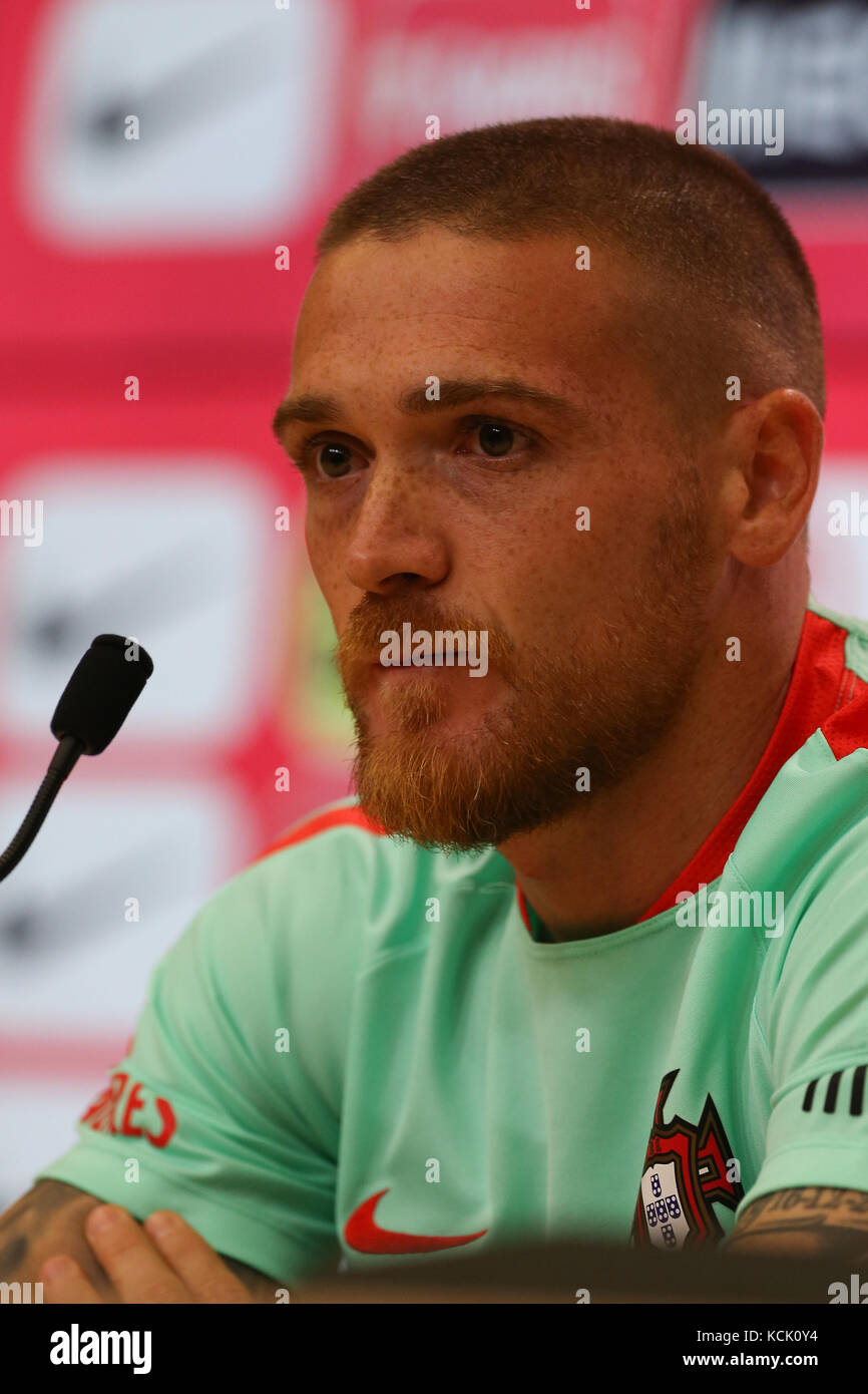 Oeiras, Portugal. 05th Oct, 2017. Portugal's defender Antunes during ...