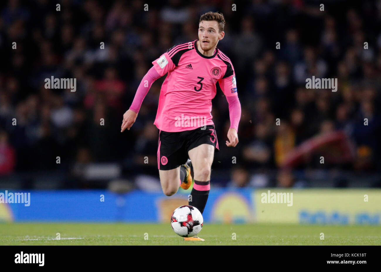 ANDY ROBERTSON SCOTLAND HAMPDEN PARK GLASGOW SCOTLAND 05 October 2017 ...