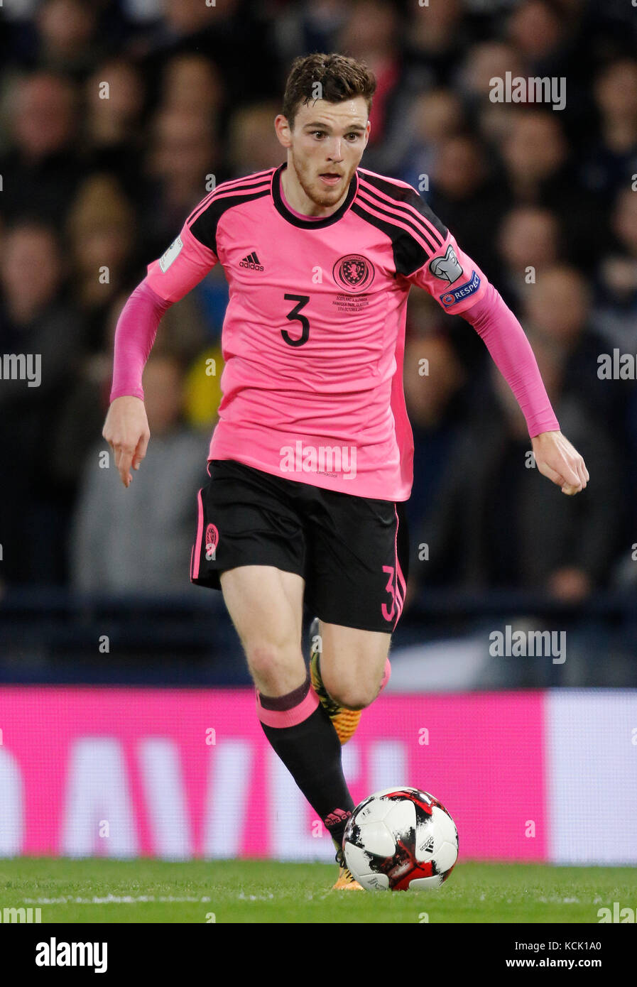 ANDY ROBERTSON SCOTLAND HAMPDEN PARK GLASGOW SCOTLAND 05 October 2017 ...
