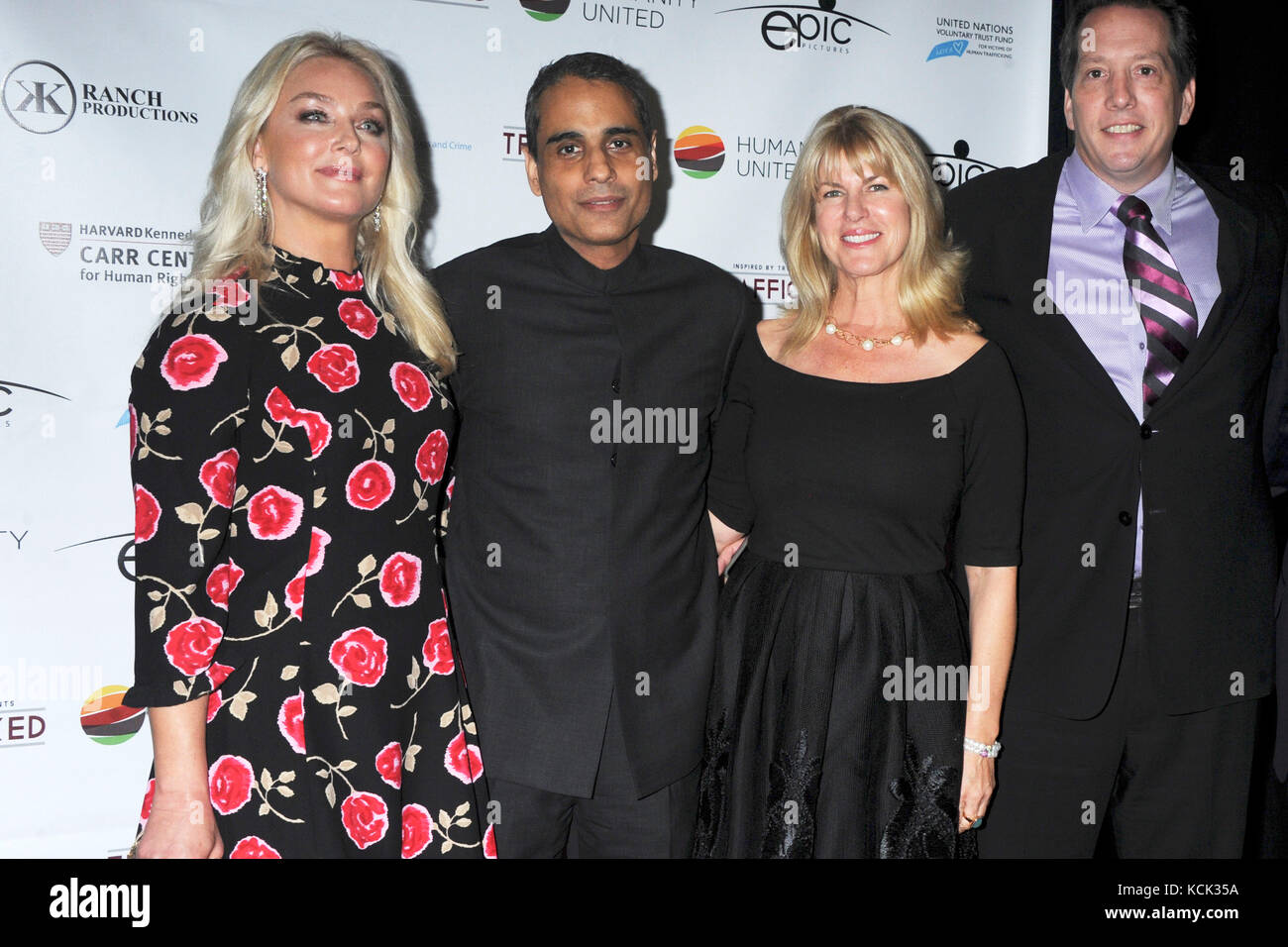 New York, USA. 05th Oct, 2017. Elisabeth Röhm, Siddharth Kara and ...