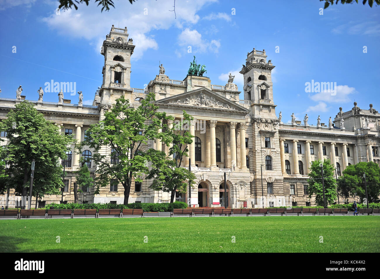 Ethnography museum in Budapest city, capital of Hungary Stock Photo - Alamy