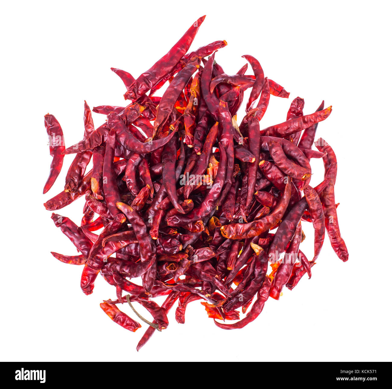Red dried chili. Studio Photo Stock Photo - Alamy