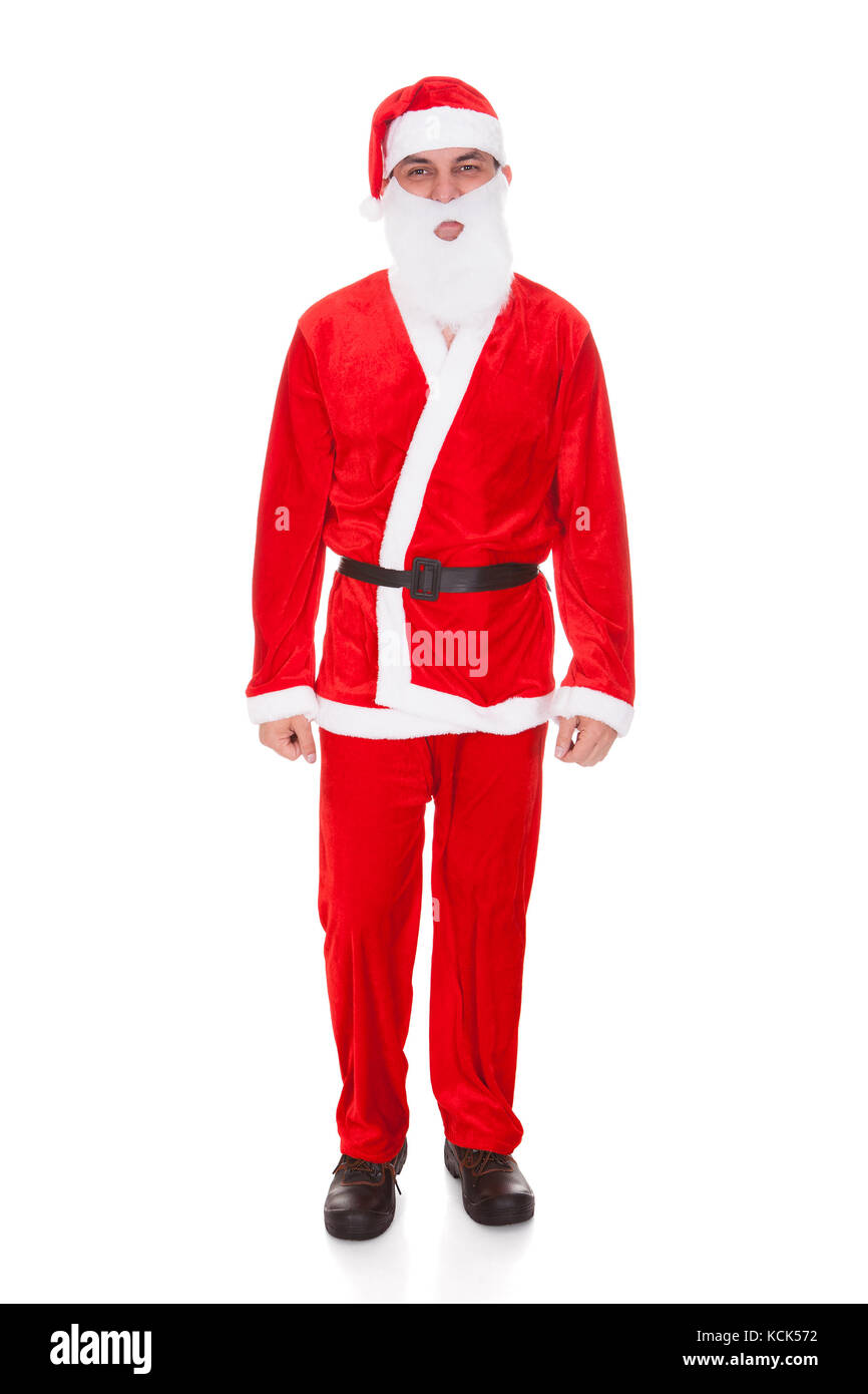 Santa claus on white background hi-res stock photography and images - Alamy