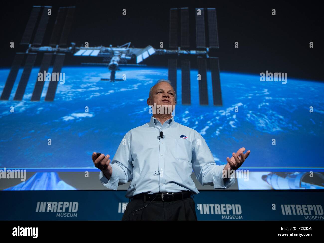 NASA Acting Chief Technologist Douglas Terrier speaks to teachers ...