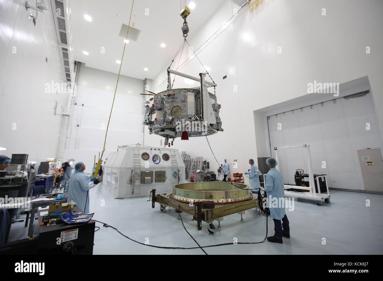 Scientists at the Kennedy Space Center Space Station Processing ...