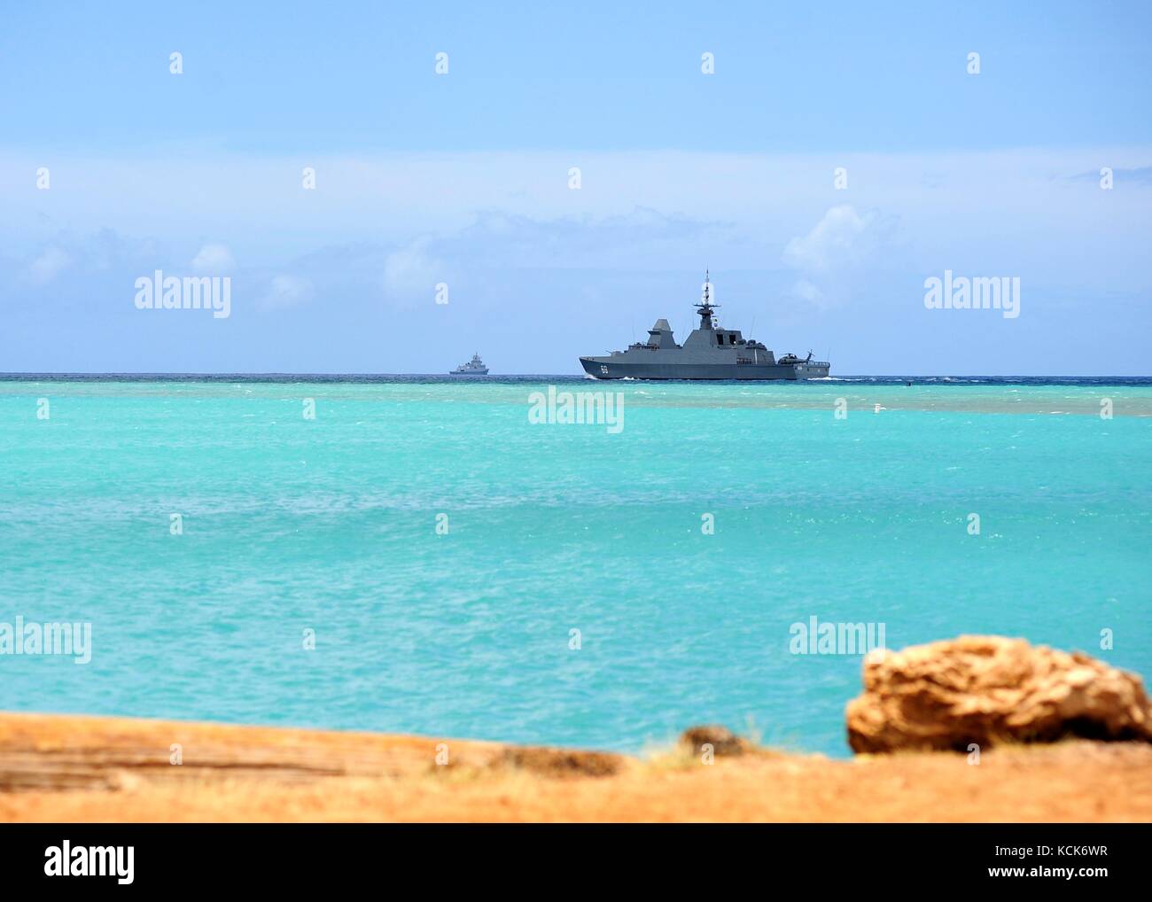 The Singaporean Navy Formidable-class stealth guided-missile frigate ...