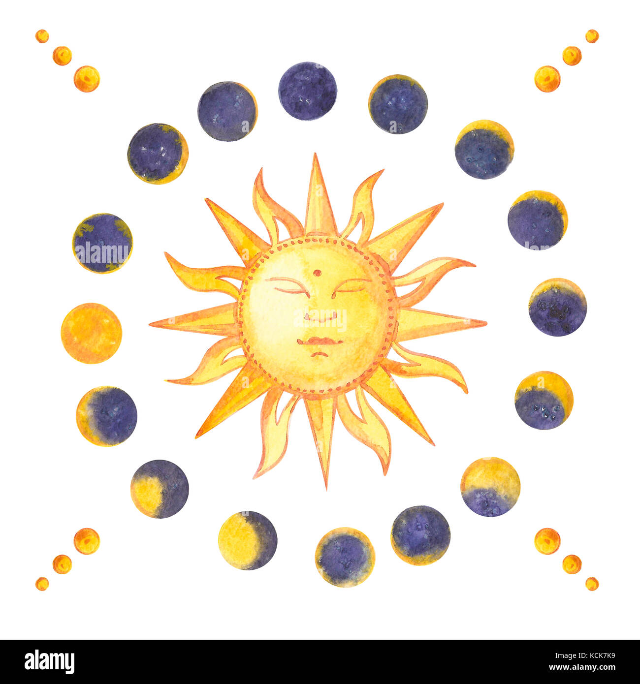 Sun phases hi-res stock photography and images - Alamy