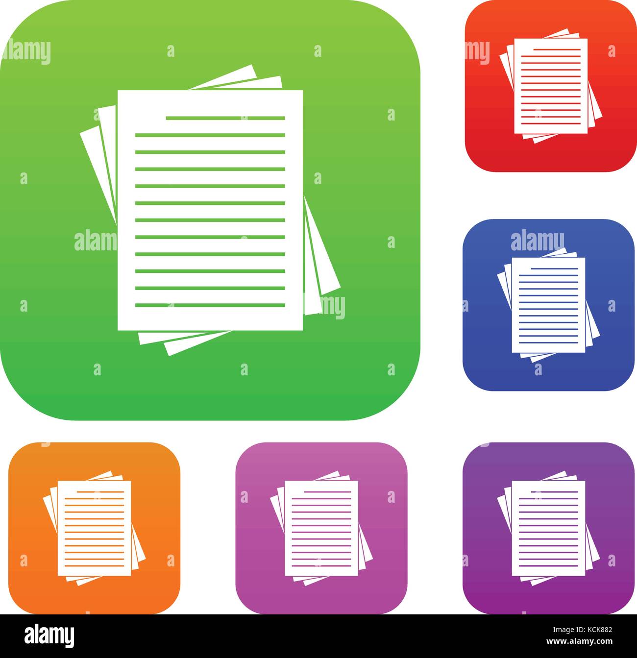 Vintage lined papers set color collection Stock Vector Image & Art - Alamy