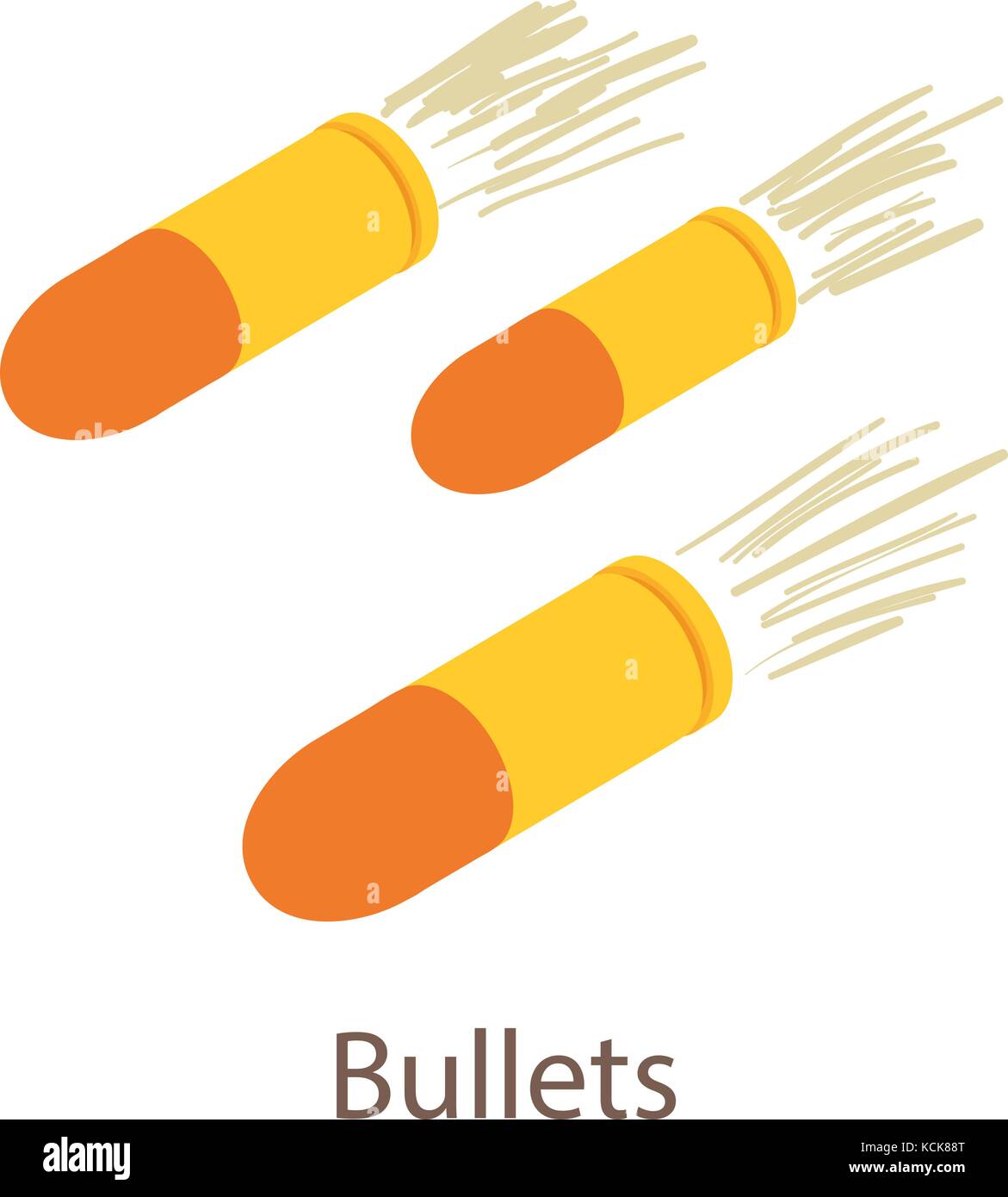 Bullets icon, isometric 3d style Stock Vector Image & Art - Alamy